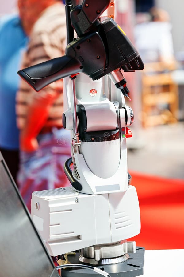 Detail of Laser Cutting Machine Head Stock Image - Image of machine ...