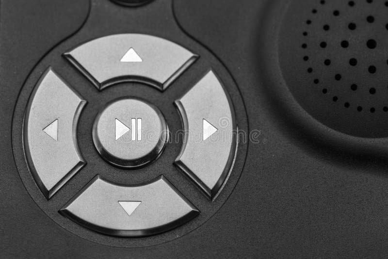 Detail of the Directional Buttons of a Remote Control Stock Image ...