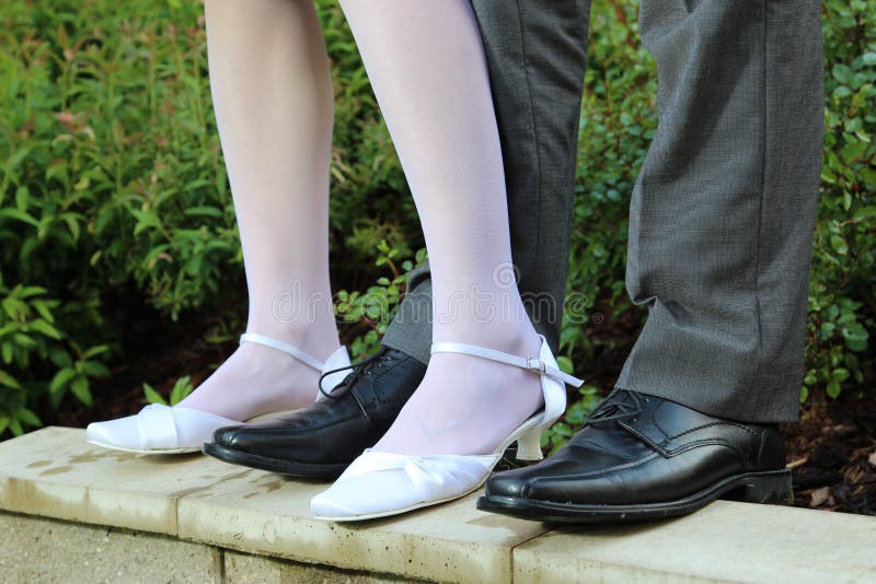 Detail of legs stock image. Image of bride, couple, bridal - 32685413