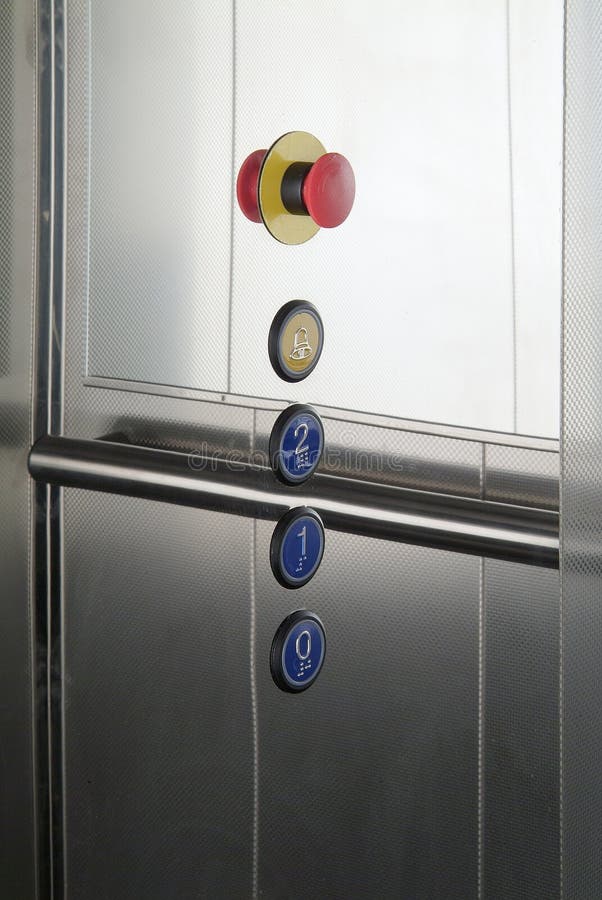 Detail of Lift Button Panel Stock Image - Image of concept, hotel ...