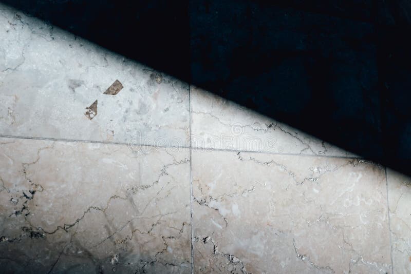 Detail of the Line Pattern on the Floor of the Shop Building. Stock ...