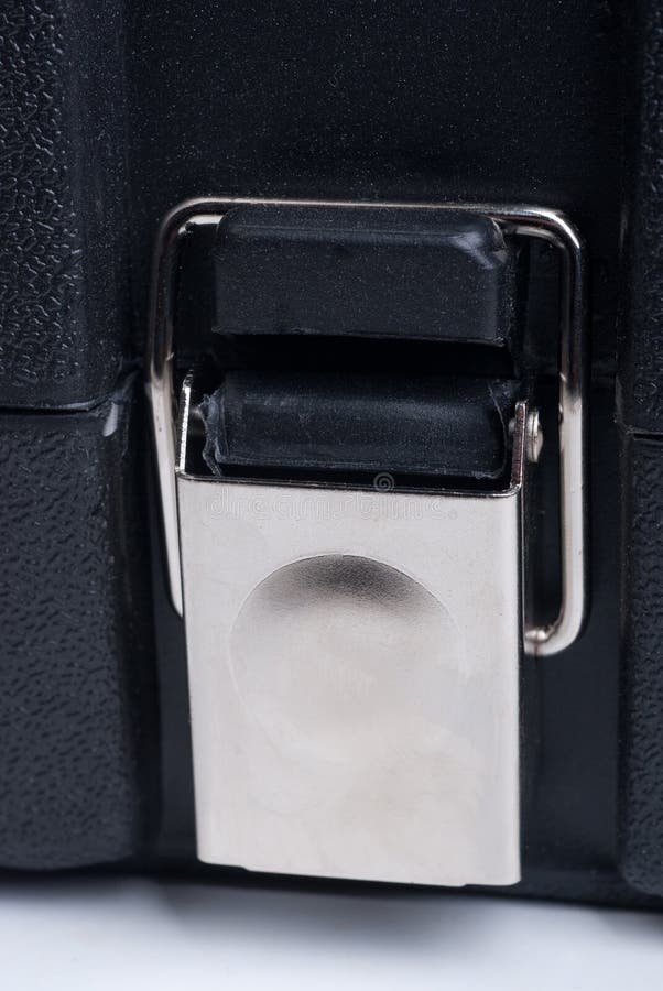 Detail of the lock case stock photo. Image of used, black - 64174000