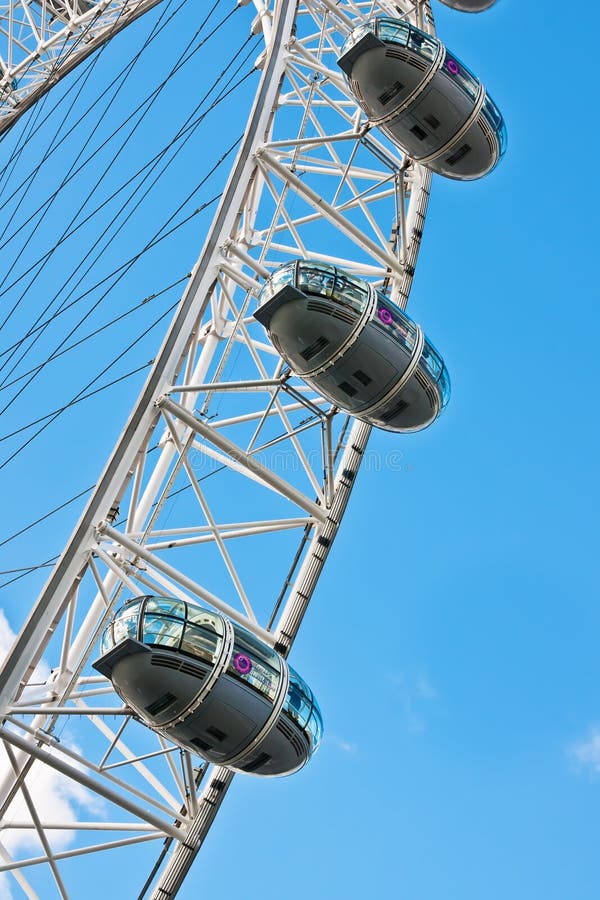 Detail of London Eye editorial stock image. Image of city - 23562304