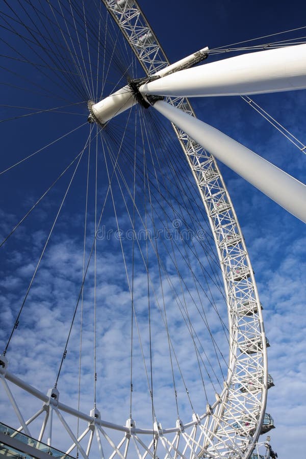 Detail of London Eye, London, England Editorial Stock Photo - Image of ...