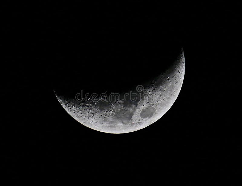 Quarter Moon stock image. Image of crater, buckskinman - 108332303