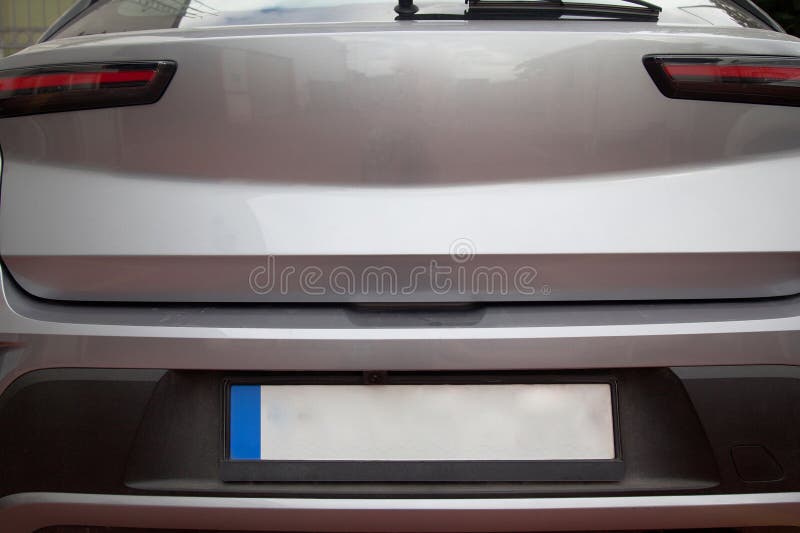 Detail of Luxury Car Headlights Lamp, Grey Modern Car Tail Red Lamp ...