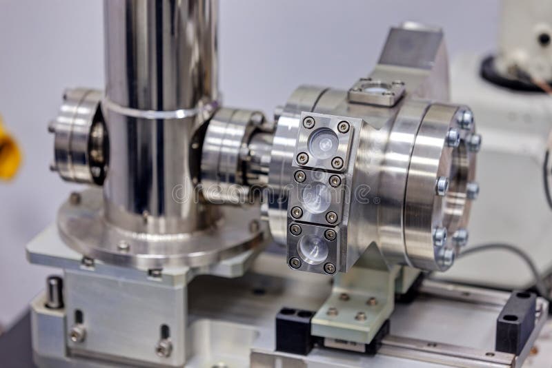 Detail of Machinery in Physics Laboratory Stock Photo - Image of ...