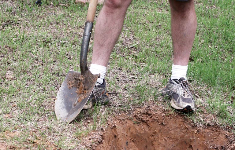 A Detail of a Man S Legs with a Spade Stock Photo - Image of farm ...