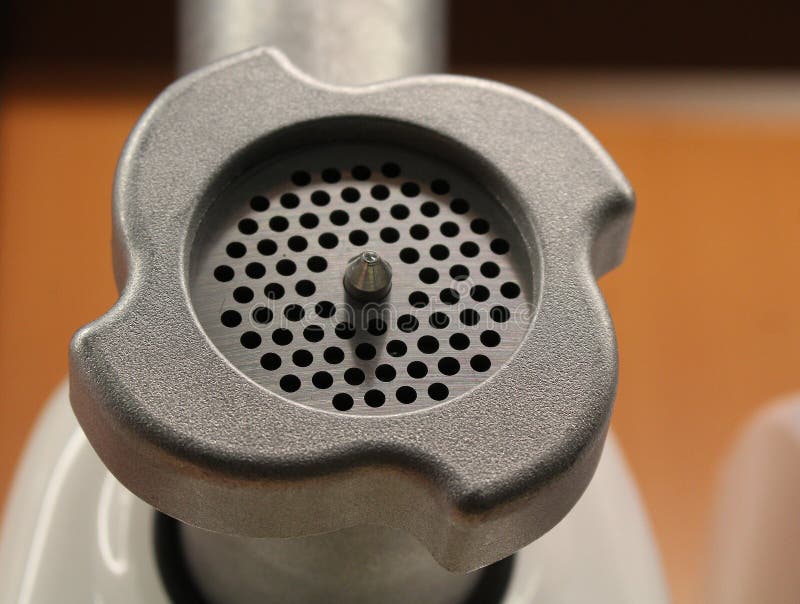 Detail of a meat chopper stock photo. Image of cook - 111552298