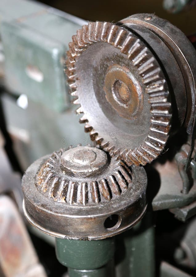 Detail of a Mechanical Gear with Metal Teeth Stock Photo - Image of ...