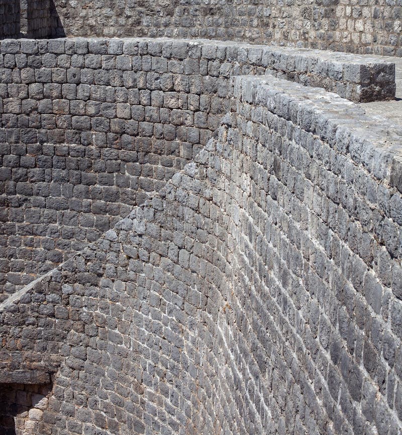 Detail of Medieval Fortification Stock Image - Image of building ...