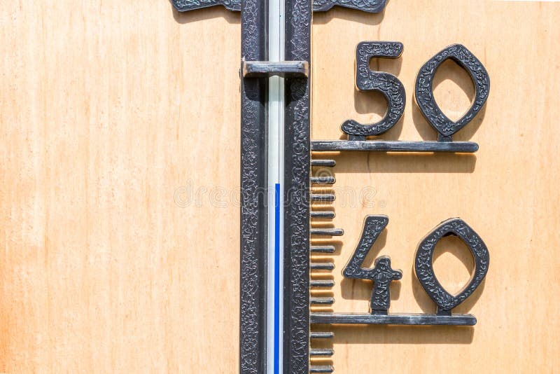 Extremely Hot Temperatures on a Thermometer Stock Image - Image of ...