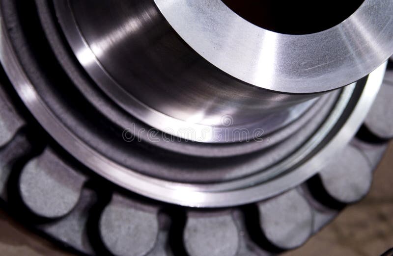 Detail of Metal Part in Factory Stock Photo - Image of horizontal ...