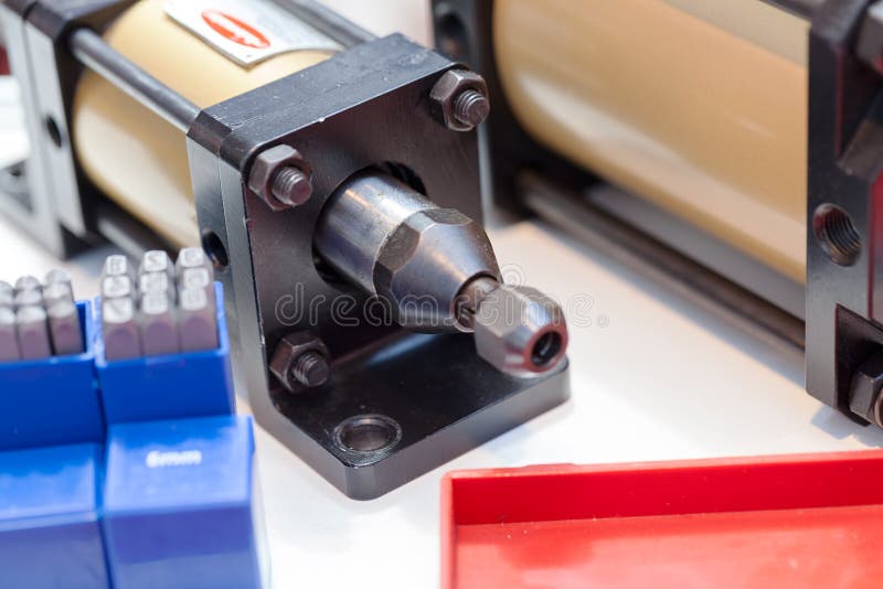 New Metal Processing Machines Stock Photo - Image of technology ...