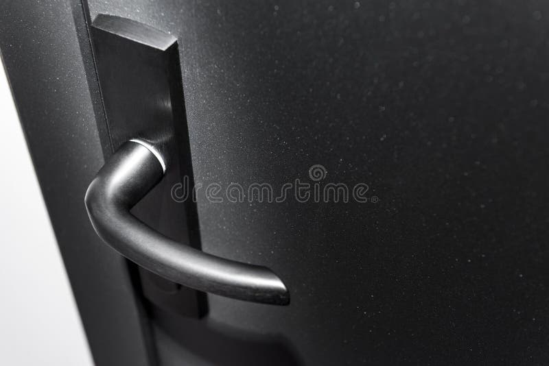 Detail of a Metallic Handle Stock Photo - Image of access, home: 78340692