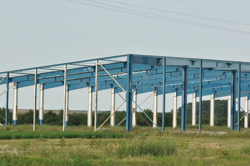 Metallic structure stock photo. Image of unfinished - 120583686