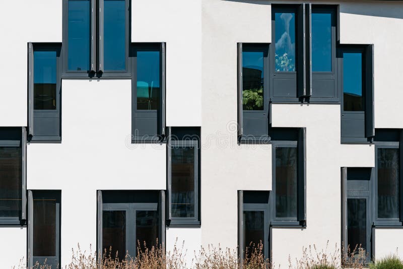 Detail of Modern Architecture Building Stock Photo - Image of ...