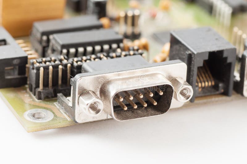 Detail of Modern Computer Video Card Stock Photo - Image of electricity ...