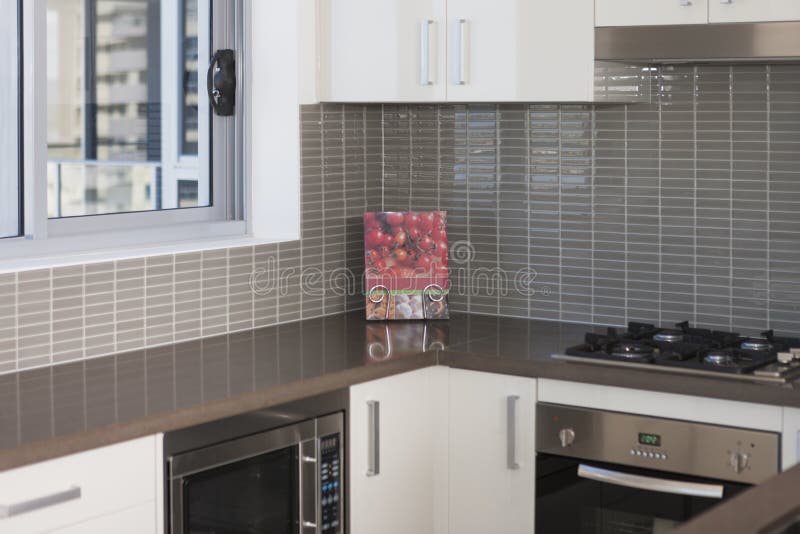 Detail of a modern kitchen stock image. Image of home - 60524165