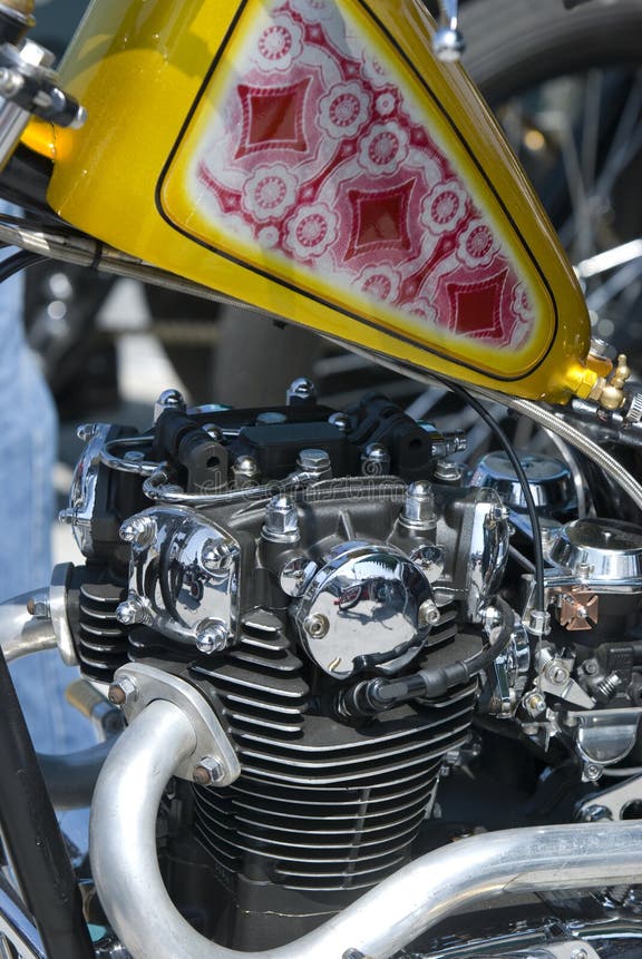 Detail of Motorcycle Engine Stock Photo - Image of motorbike, power ...