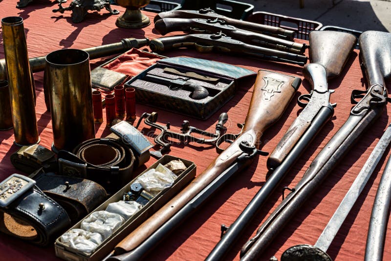Detail Objects Antique Market Stock Image - Image of retro, objects ...