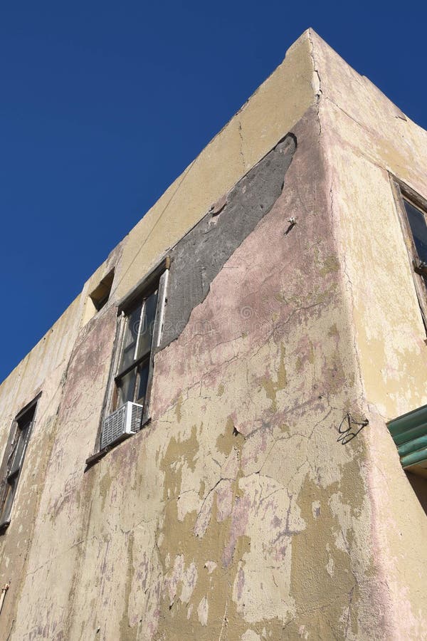 Detail of an Old Adobe Building in Albuquerque Stock Photo - Image of ...
