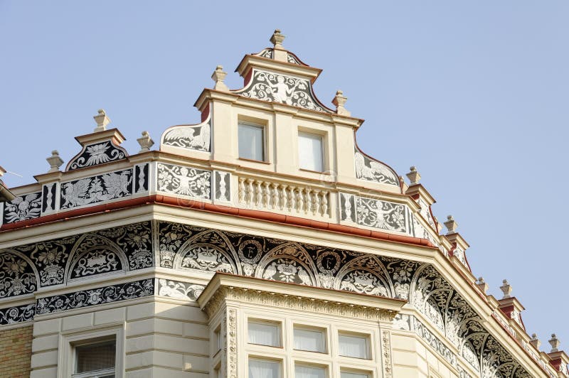 Detail of Old Building Pattern Stock Image - Image of design, structure ...