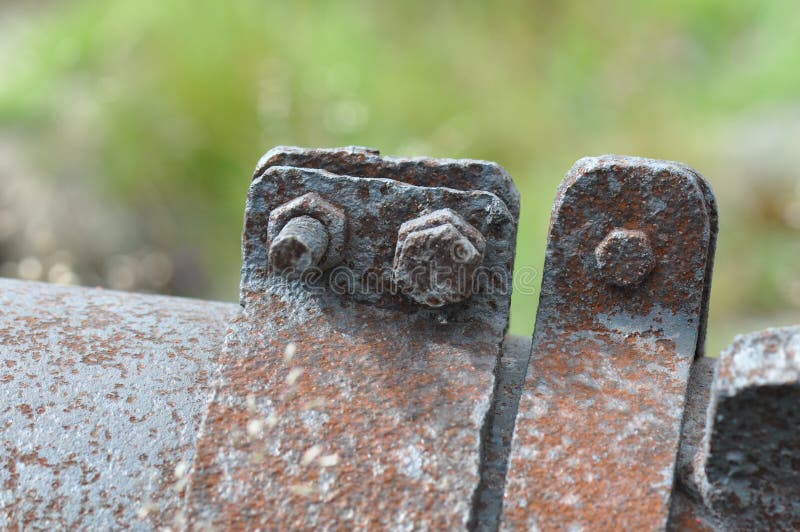 Rusty old object stock photo. Image of detail, hole - 120564612