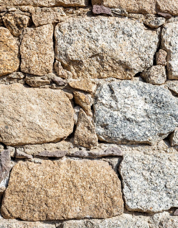 Texture of an Irregular Stone Wall. Background Stock Image - Image of ...
