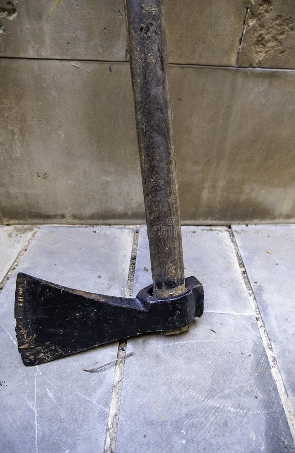Old rusty ax stock photo. Image of tree, woodcutter - 285409574