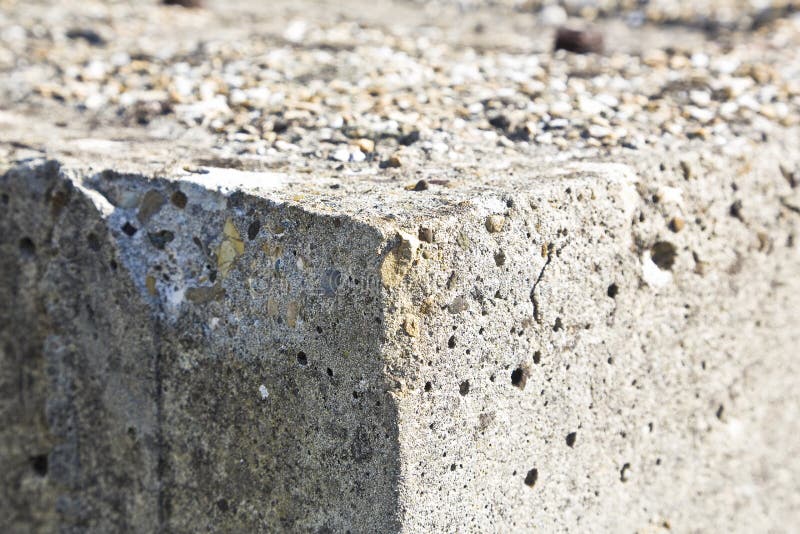 Detail of an Old and Weathered Concrete Structure Stock Image - Image ...