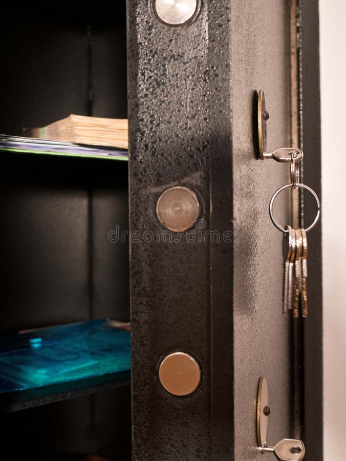 Detail of Open Safe stock photo. Image of finance, metal - 107506390