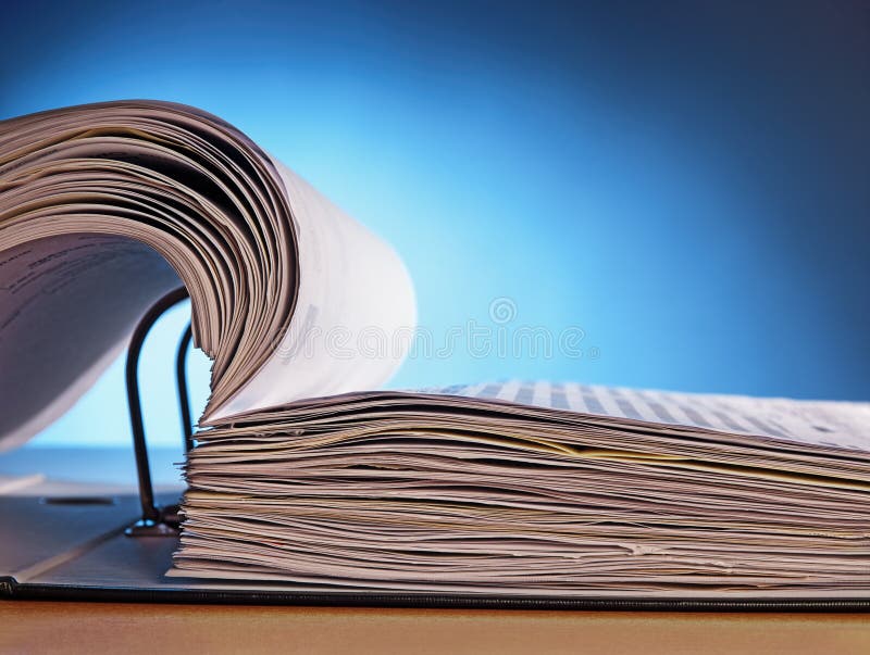 Opened file folder stock photo. Image of info, isolated - 13476626
