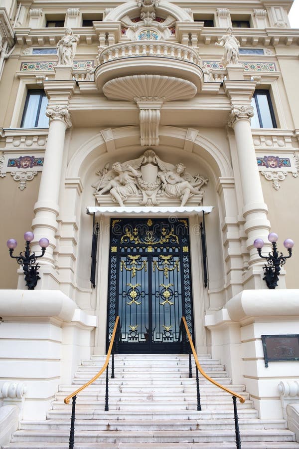 Door of Opera Monte-Carlo in Monaco Editorial Stock Image - Image of ...