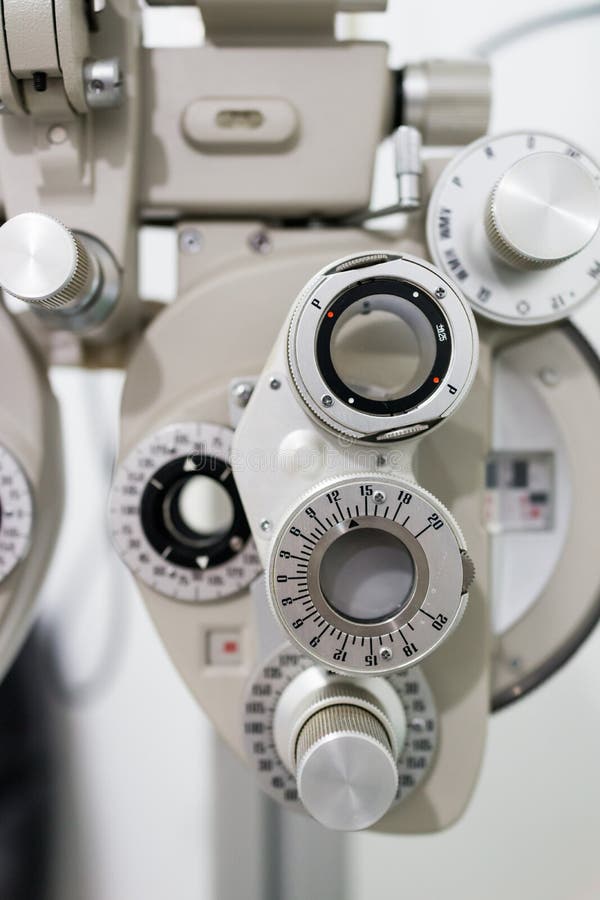 Optometric equipment stock image. Image of instrument - 7028973