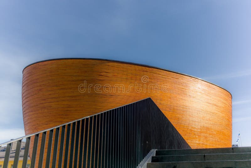 Detail of the Outside of the Kampii Chapel in Helsinki - 5 Stock Photo ...