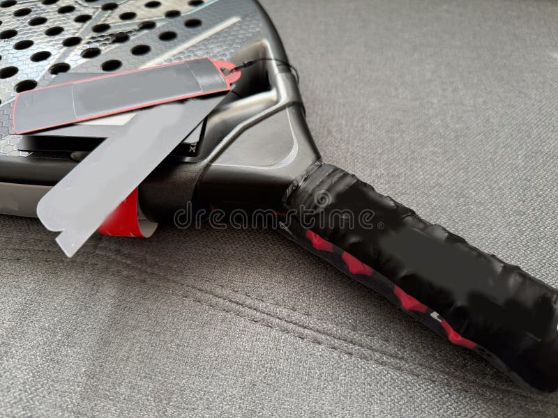 Detail of Padel Racket Handle Stock Image - Image of club, sport: 362595461