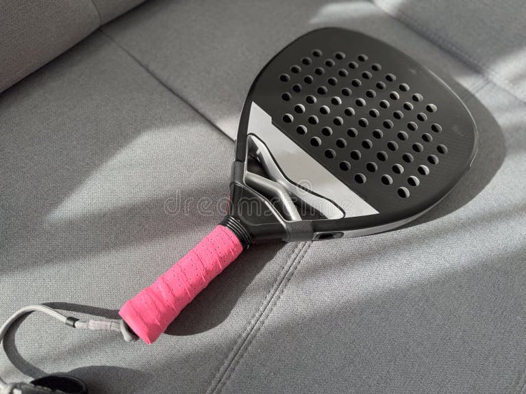 Detail of Padel Racket Handle Stock Photo - Image of grass, bright ...