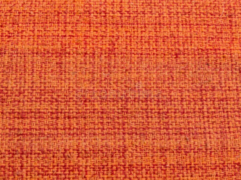 Detail of Padroes of Red Orange Fabric Stock Image - Image of macro ...