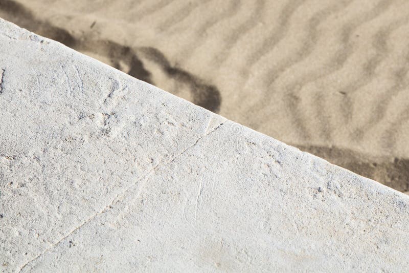 Detail of Paving Stone with Sand Stock Image - Image of diagonal ...