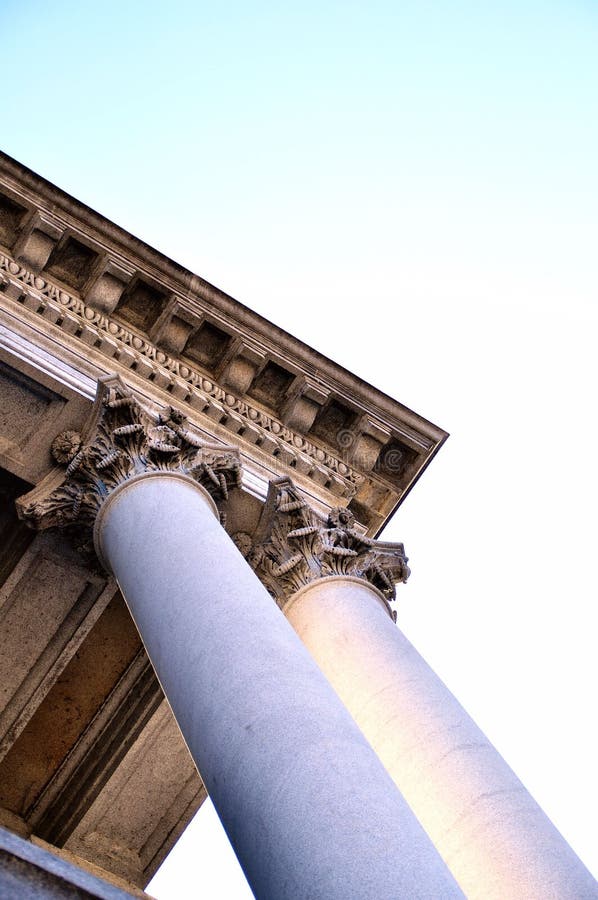 Pennsylvania Capitol Column and Roof Stock Image - Image of building ...