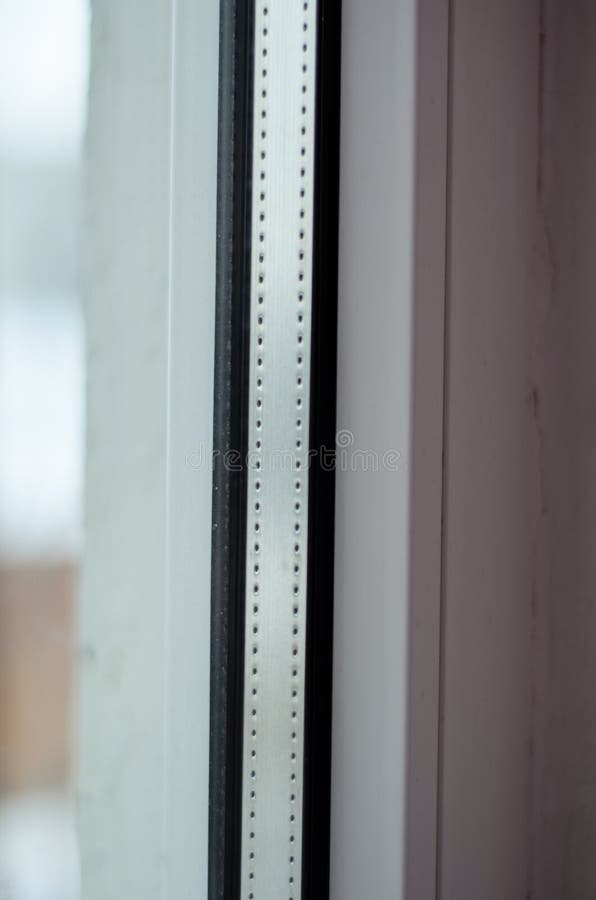 Detail Photo of the Window Profile Stock Image - Image of framework ...