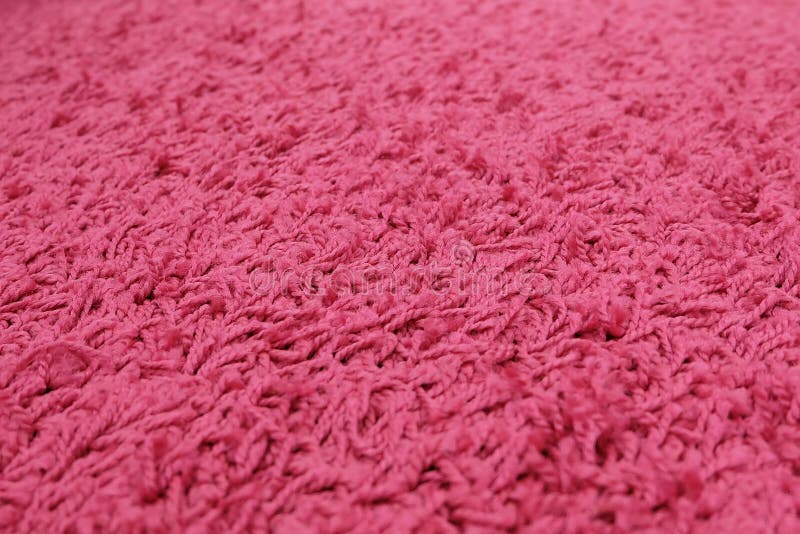 Detail of Pink Fluffy Fabric Texture Background Stock Photo - Image of ...