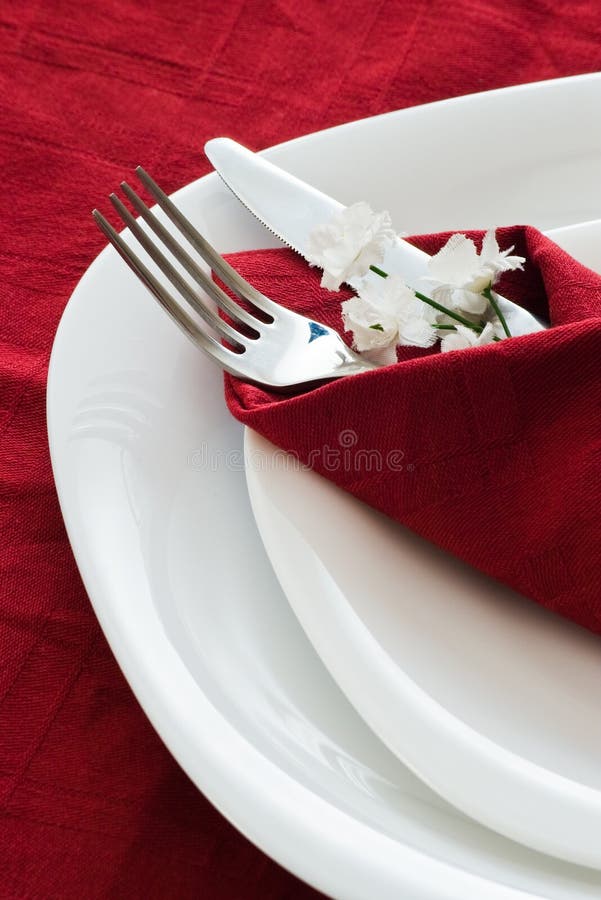 Place setting stock photo. Image of utensil, formal, romance - 7719826