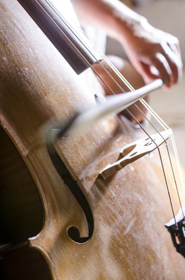 Detail of playing cello stock photo. Image of cello, string - 32360468
