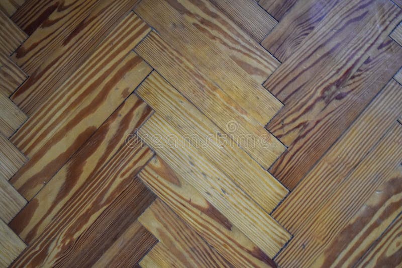 Detail of the Plot of a Pinewood Parquet Floor Stock Photo - Image of ...