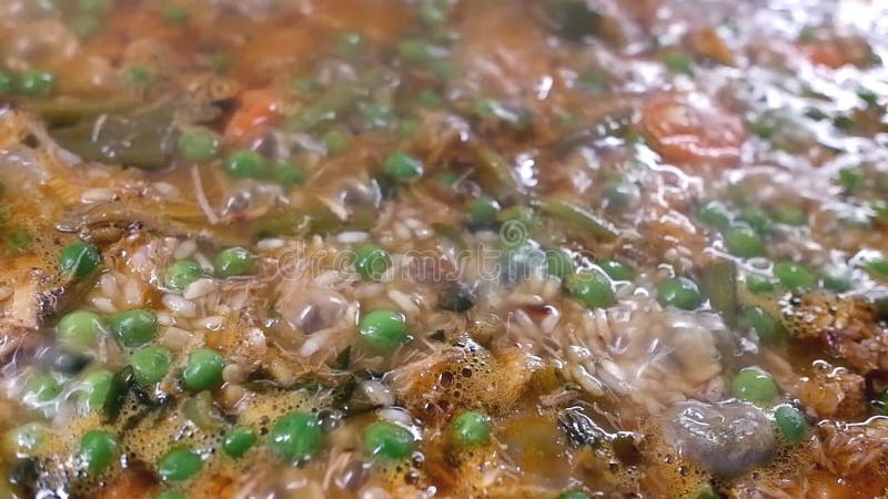 Detail of a Pot with Boiling Food. Stock Video - Video of cooking, boil ...