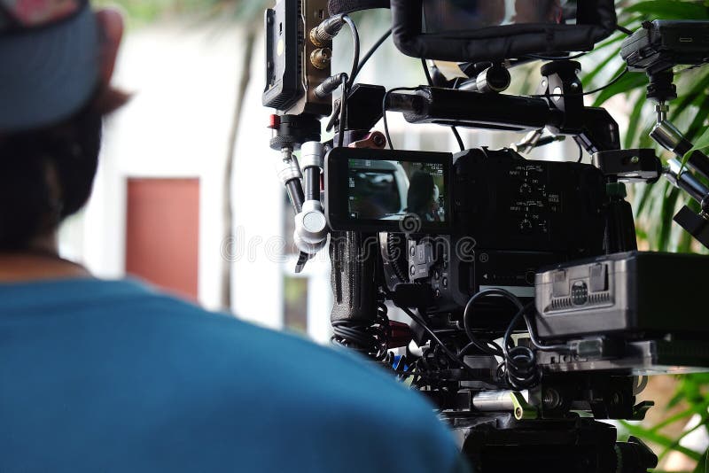 Detail of Professional Camera Equipment, Film Production Stock Photo ...