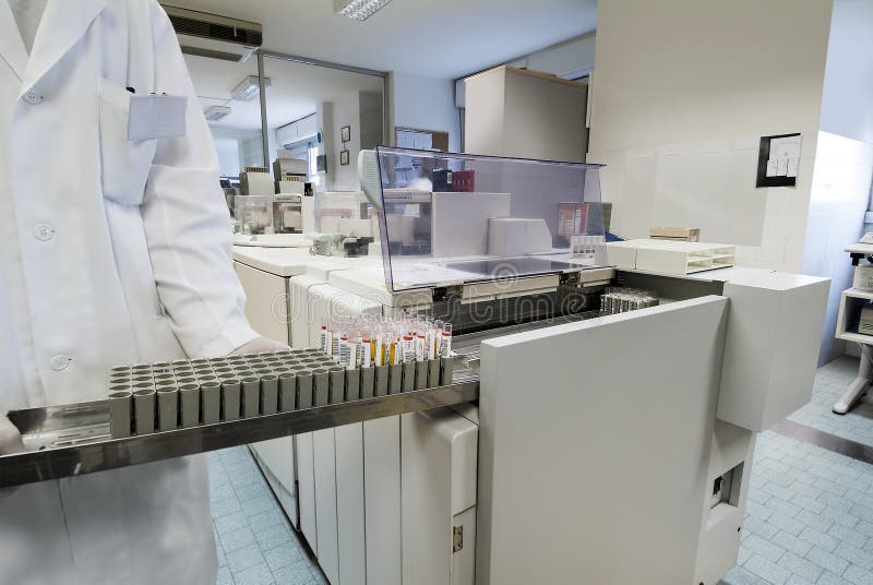 Detail of Rack with Blood Tubes for Testing in Medical Analysis Stock ...