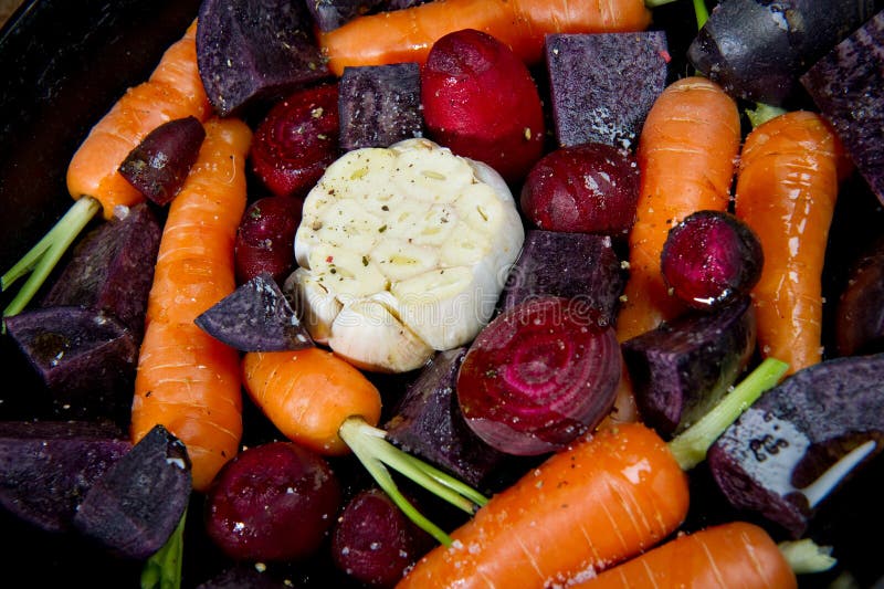 Detail of Raw Root Vegetables Stock Photo - Image of cast, garlic: 23506128